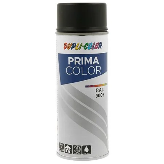 Spray vopsea Dupli-Color Prima RAL 9005 negru mat 400 ml - Acoperire ...